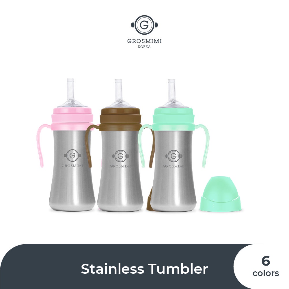 Jual Grosmimi Stainless Straw Cup 200ml | Shopee Indonesia