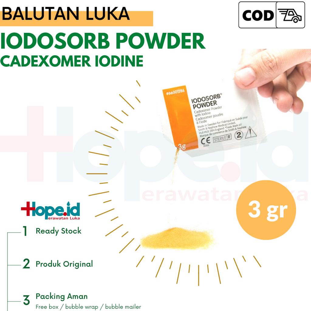 Jual Iodosorb Powder | Cadexomer Iodine | Antimikrobial Dressing ...