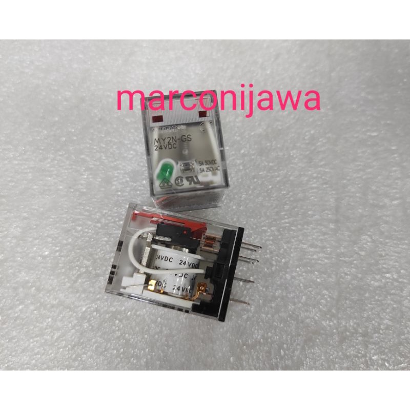 Jual Relay MY2N-GS 24Vdc 8pin omron | Shopee Indonesia