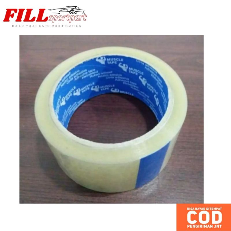 Jual Lakban Bening 72 Yard 2 Inch 5cm Tebal Daya Lekat Kuat / solasi ...
