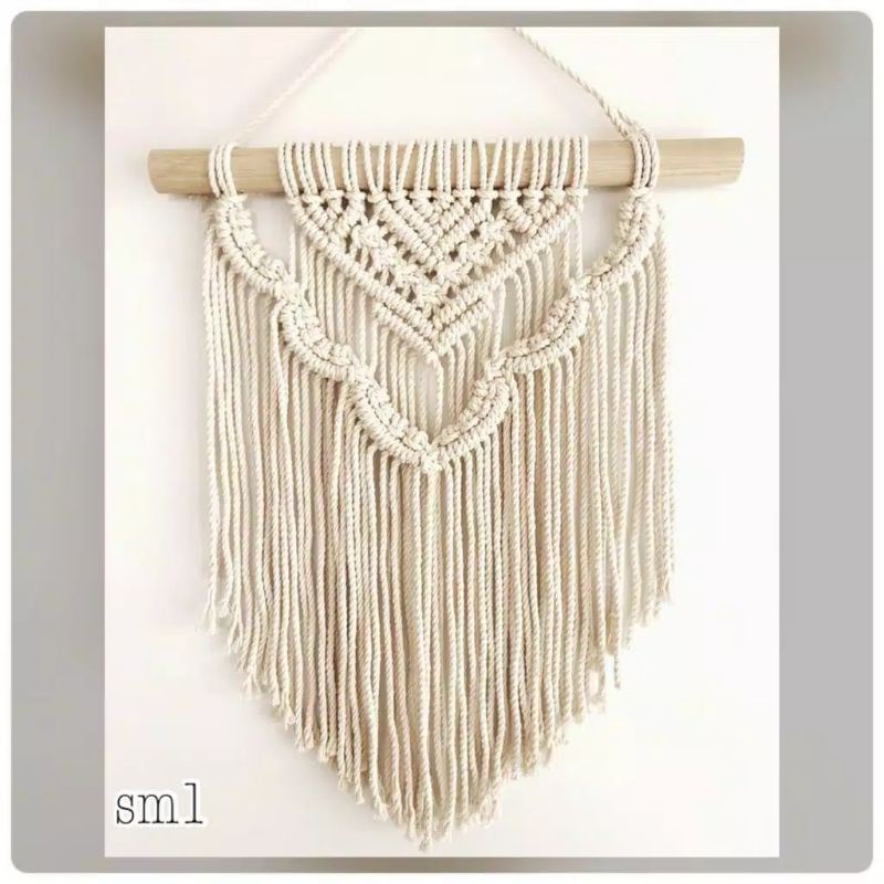 Jual Macrame wall hanging 30cm (ready stok) | Shopee Indonesia