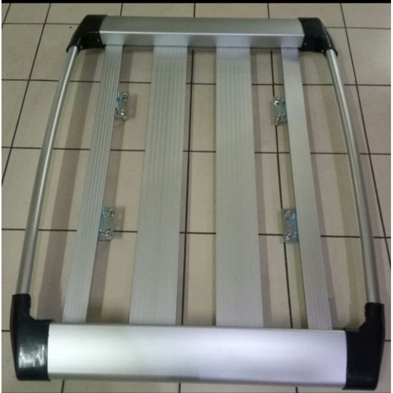 Jual rack mobil oval + kaki jepit body dan roofrail | Shopee Indonesia