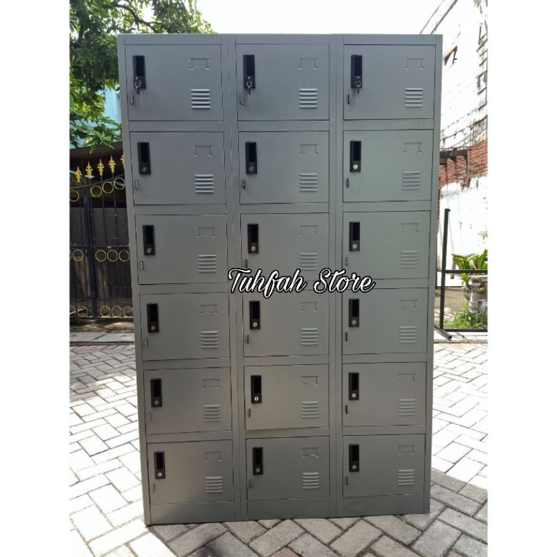 Jual Loker Besi 18 Pintu Merk Espana Locker 18 pintu plat besi baru ...
