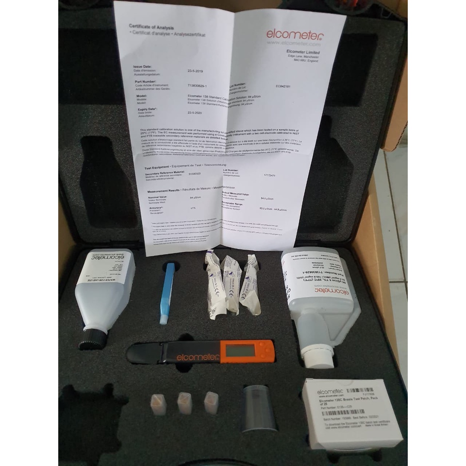 Jual Elcometer 138 Bresle Salt Kit E138 saltest conductivity contains ...