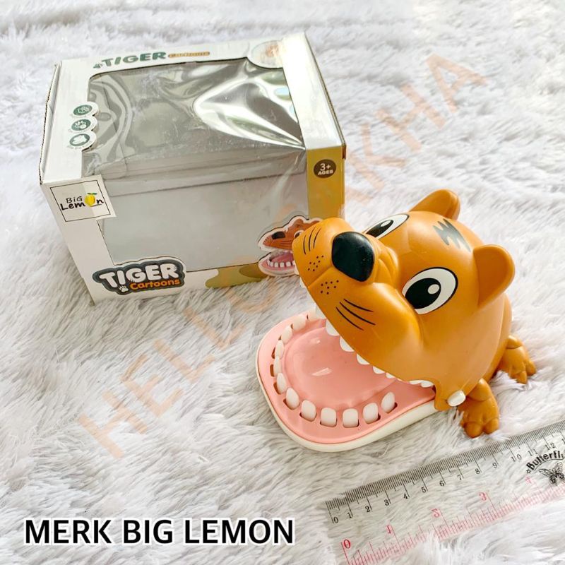 Jual MAINAN TIGER CARTOONS ANJING GIGIT JARI MERK BIG LEMON MAIN PRAK ...