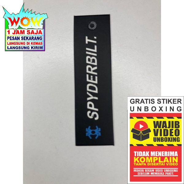 Jual SPYDERBILT LABEL TAG SUPER PREMIUM CO 1X DI KIRIM 600PCS | Shopee ...