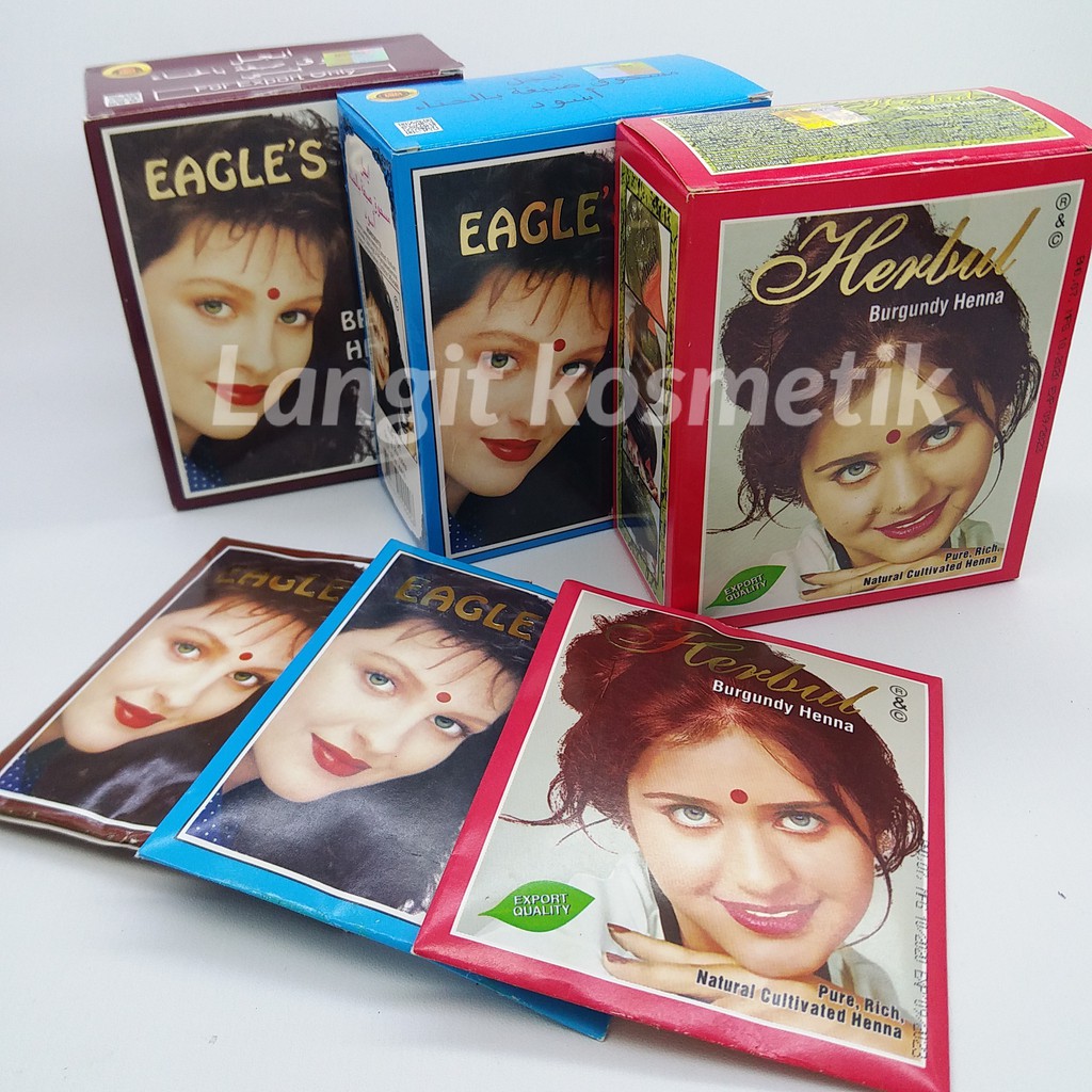 Jual SEMIR RAMBUT EAGLES by HENNA BPOM (6pcs) | Shopee Indonesia