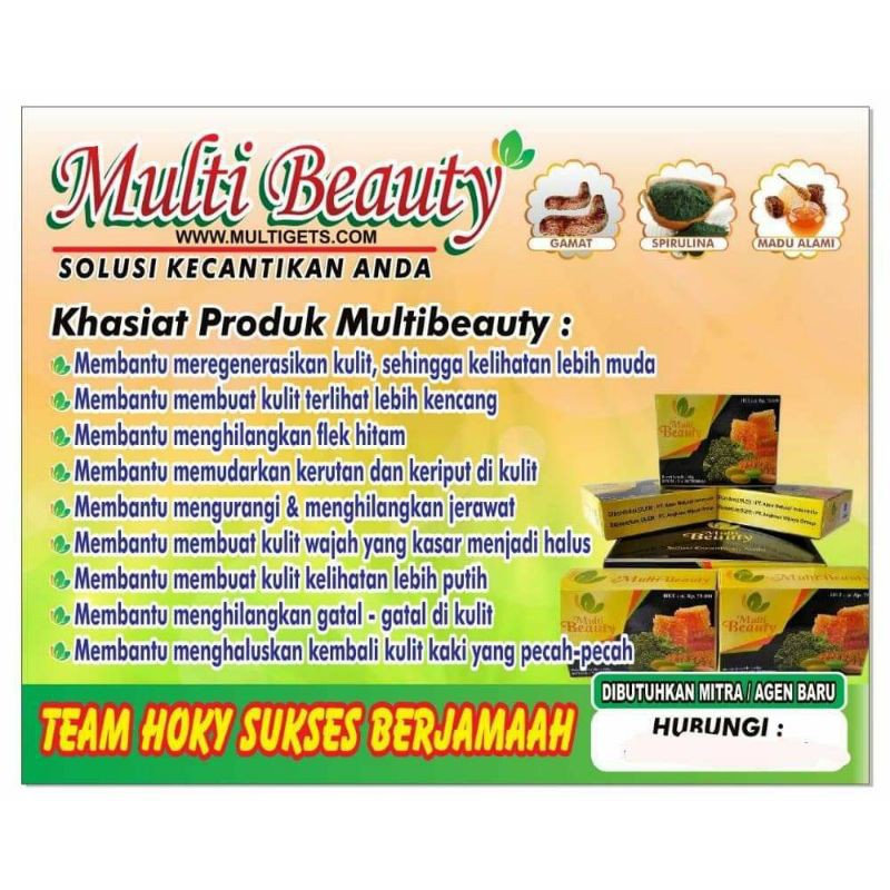 Jual Banner Multi Beauty | Shopee Indonesia