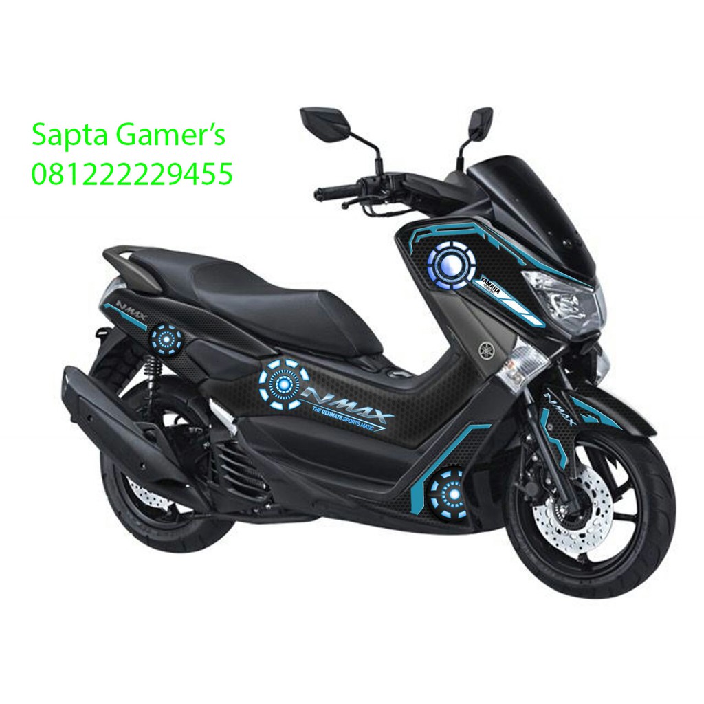 Jual Decal nmax black stark full body | Shopee Indonesia