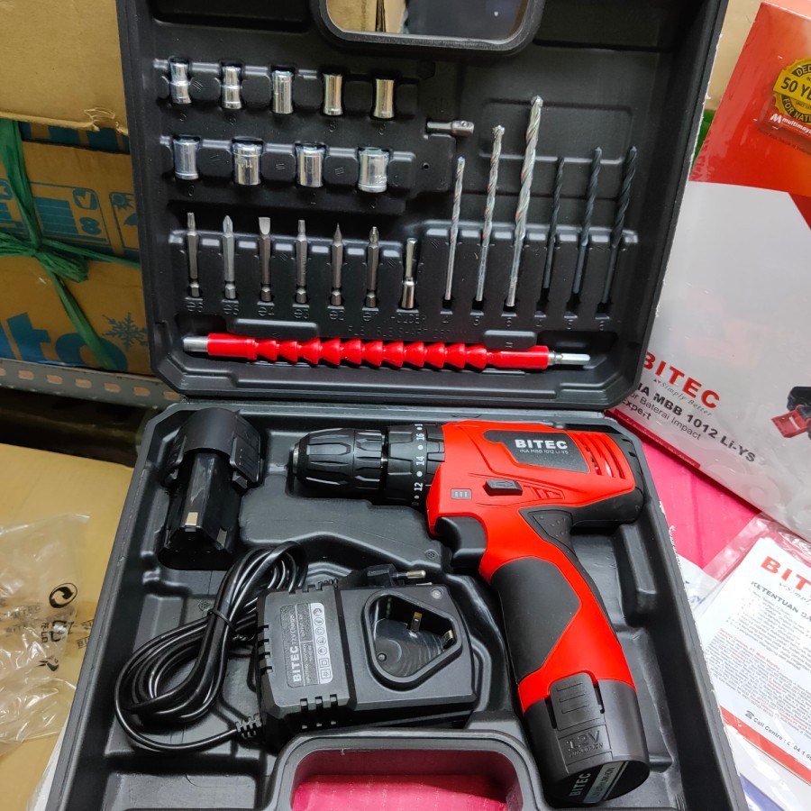 Jual Mesin bor baterai 12V BITEC INA MBB Cordless battery impact ...