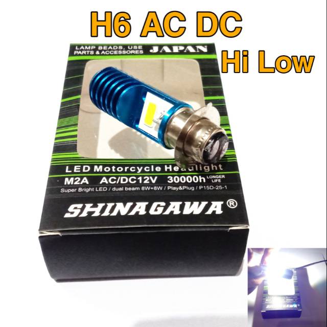 Jual Lampu Motor Led H6 ACDC Sinagawa | Shopee Indonesia