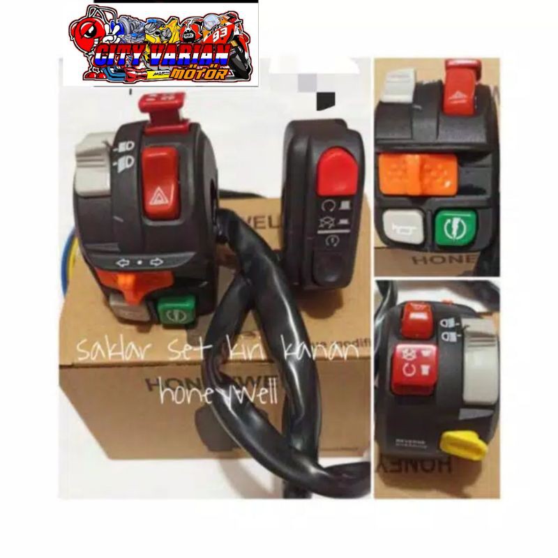 Jual Saklar Set Saklar kiri kanan Honeywell Kanan DomThailand Saklar ...