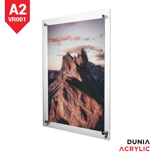 Jual frame foto akrilik - bingkai foto akrilik A2 2+3mm - akrilik ...