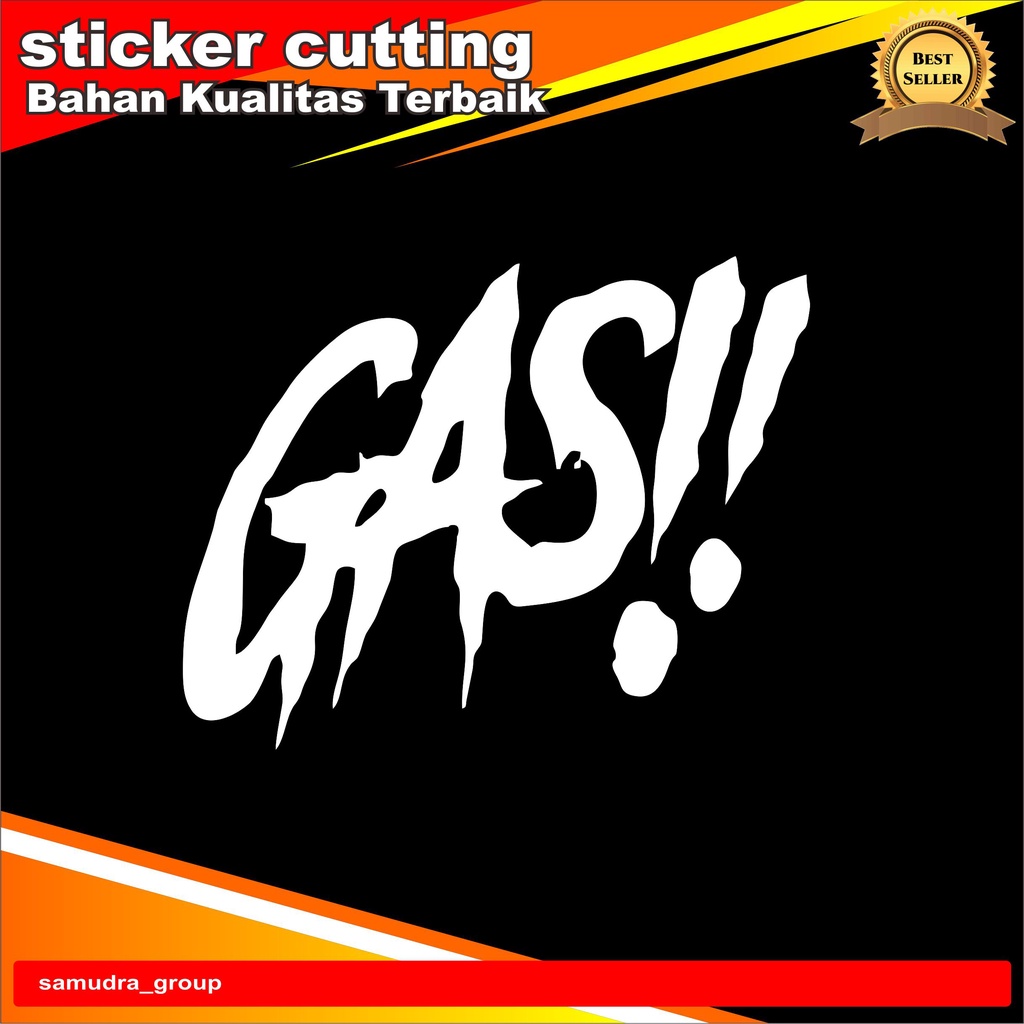 Jual sticker cutting GAS!! | Shopee Indonesia