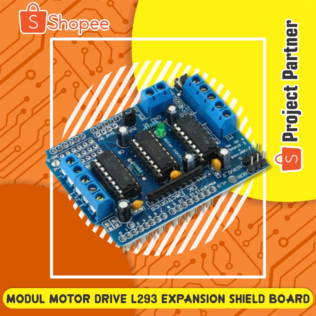 Jual Motor Drive L293 Expansion Shield Board Stepper H-Bridge Module ...