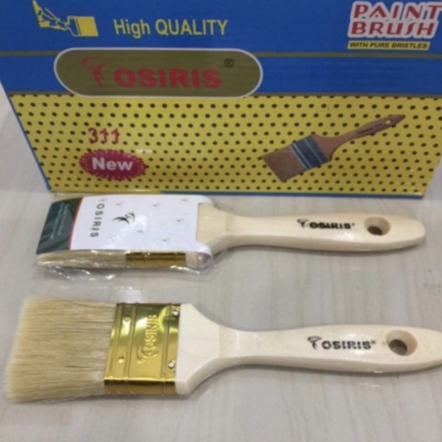 Jual 2”inchi OSIRIS 311 PUTIH kuas cat paint brush osiris 2inci bulu ...