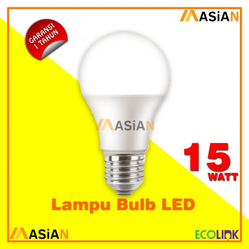 Jual ECOLINK LED BULB 15 WATT E27 | Shopee Indonesia