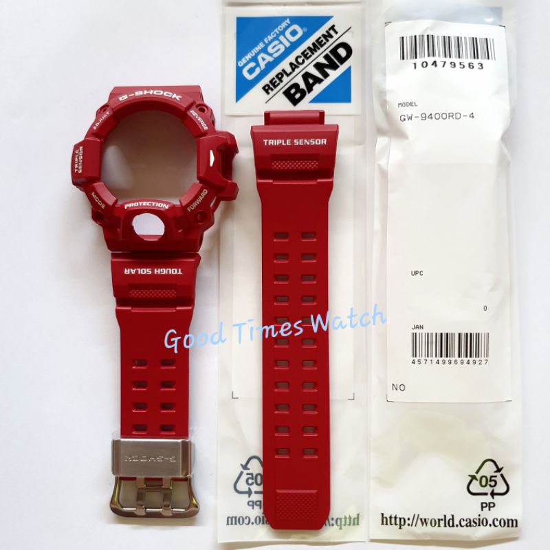 Jual PAKET STRAP BEZEL G-SHOCK GW-9400RD-4 GW 9400RD GW 9400 Casio ...