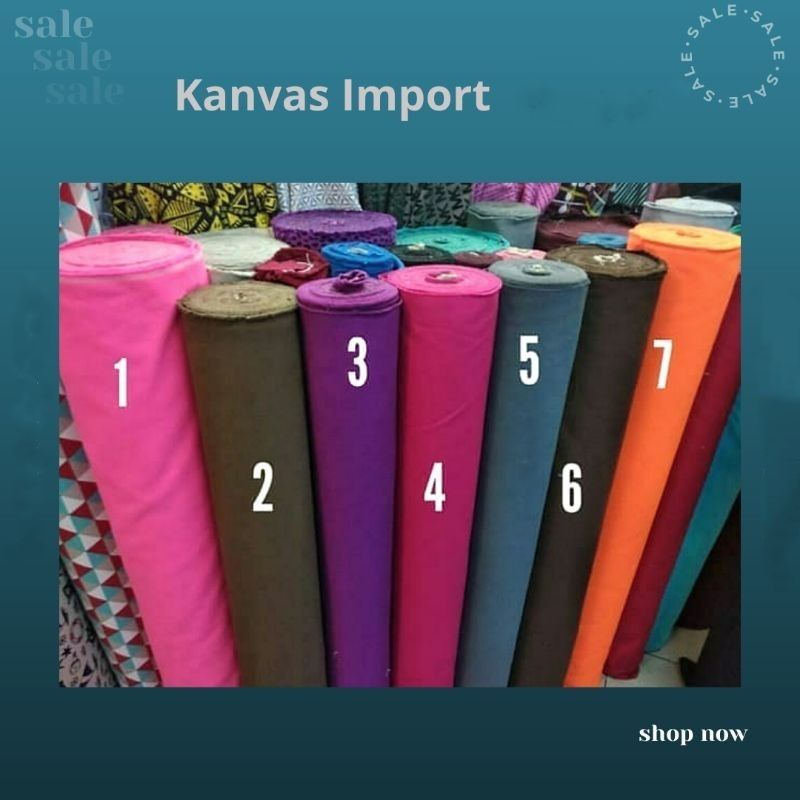 Jual Promo 12.12 Sale Kain kanvas. Kain kanvas terpal. Kain kanvas ...