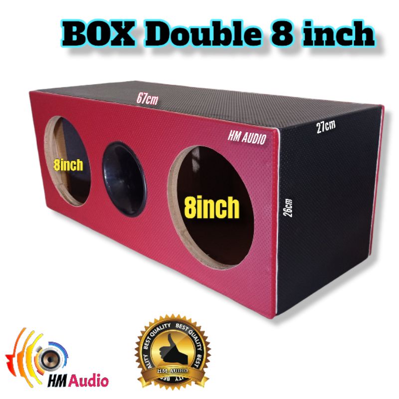Jual Box speaker 8 inch Double mdf | Shopee Indonesia