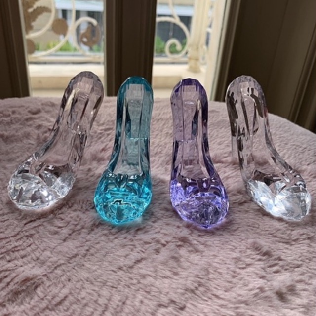 Jual Crystal dekorasi dan hiasan aesthetic sepatu kaca cinderella ...