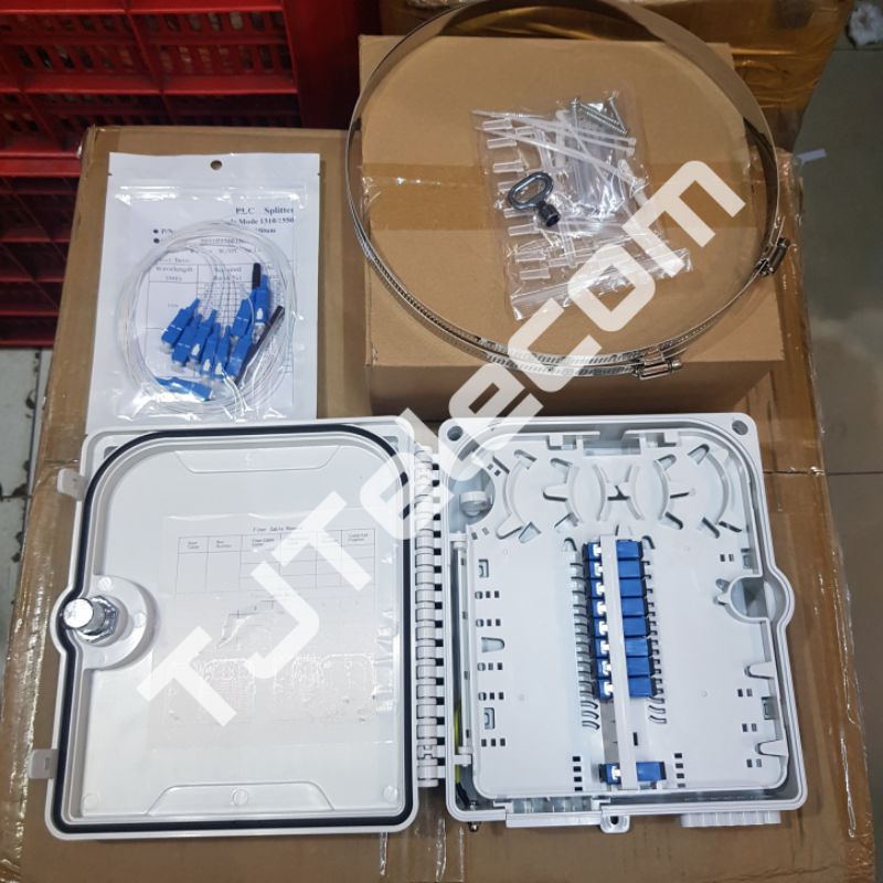 Jual odp 12 core lengkap spliter 1:8 SC UPC | Shopee Indonesia