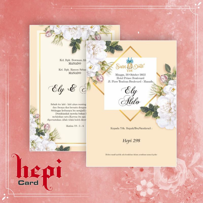 Jual Cetak undangan hepi 298 termurah | Shopee Indonesia