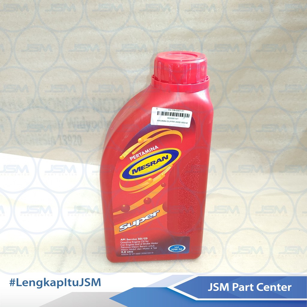 Jual OLI MESIN MESRAN SUPER 800ML ORIGINAL OLI PERTAMINA MESRAN SUPER 0 ...