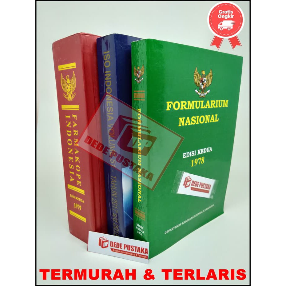 Jual Paket Buku Farmasi ISO Obat Dan Farmakope Edisi Tiga 3 Dan For Nas ...