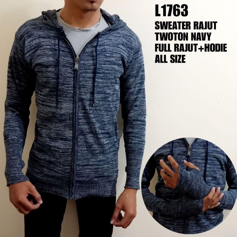 Jual JAKET RAJUT ARIEL RAJUT PRIA SIZE JUMBO L-XXXL GR3NL1GHT | Shopee ...