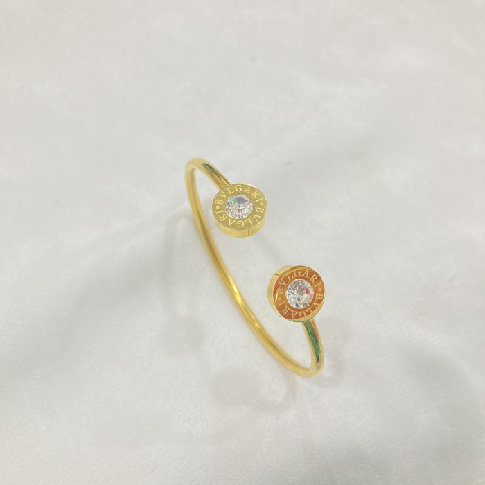 Jual Gelang Titanium Cuff Silver Korean Style - GOLD | Shopee Indonesia