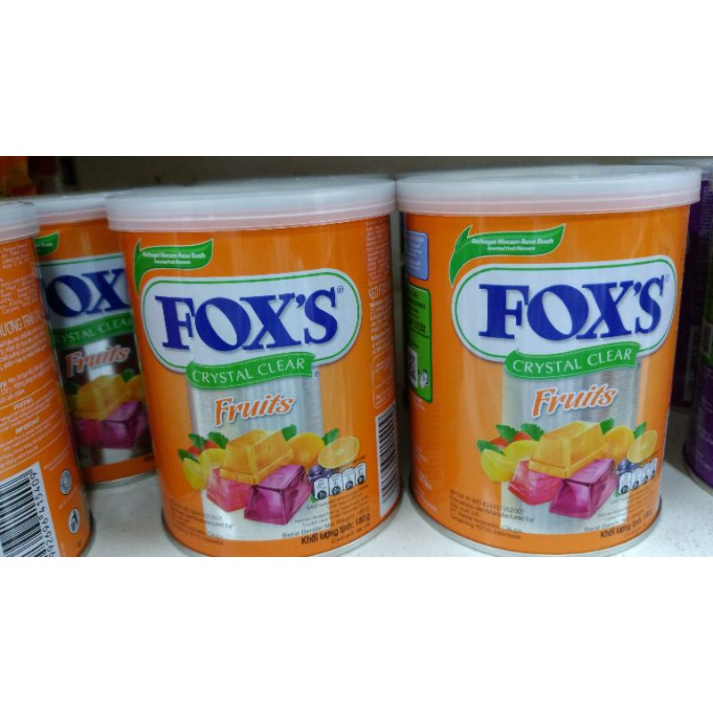 Jual PERMEN FOX'S KALENG 180 GRAM ALL VARIANT / PERMEN FOXS / FOX'S ...