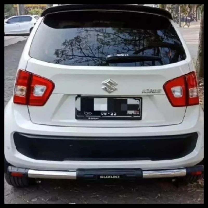 Jual suzuki ignis tanduk belakang rear guard foot step pelindung bemper ...