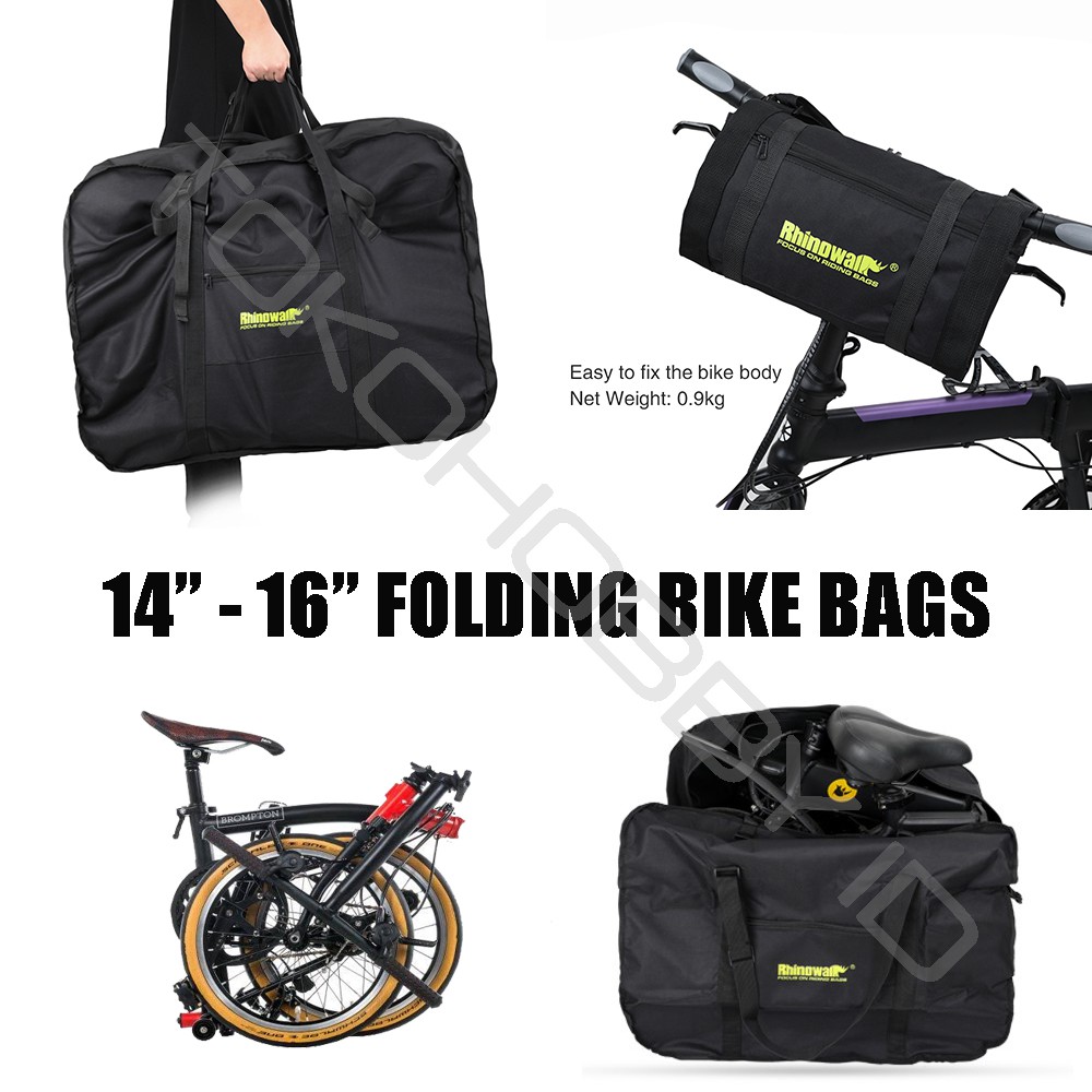 Jual RHINOWALK RF16 RK16 Tas Loading Travel Sepeda Lipat 16 inch 14 Inch Original | Shopee Indonesia