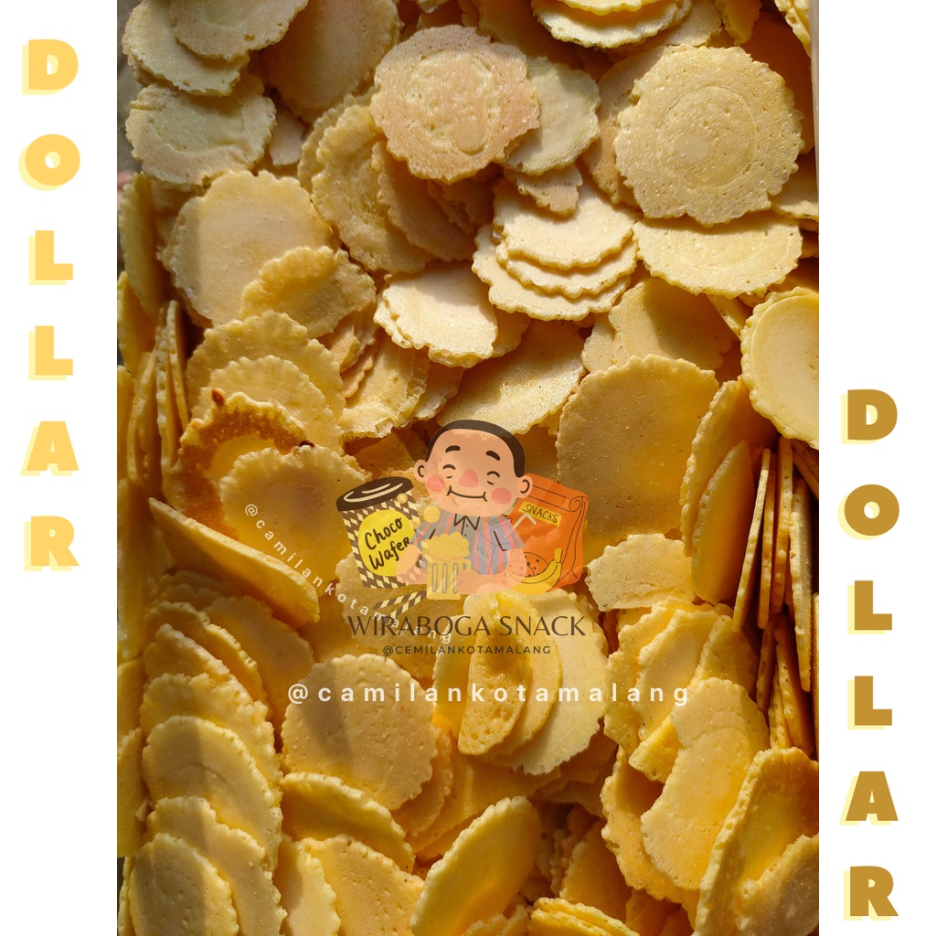 Jual KUE DOLLAR / DOLLAR ORIGINAL / DOLLAR KOIN / RENYAH , TIPIS, ENAK ...
