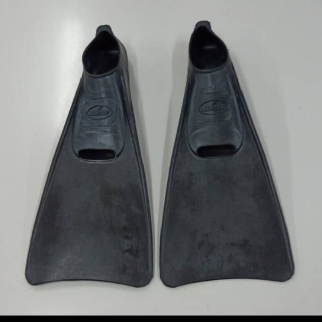 Jual Fins Kaki Katak Sepatu Renang Diving Pantas Hitam Ukuran Panjang ...