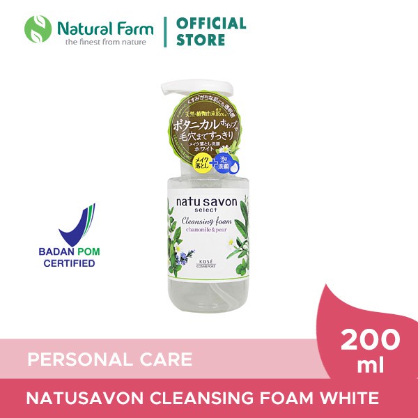 Jual Kose Softymo Natusavon Cleansing Foam Chamomile & Pear [200 mL] | Shopee Indonesia