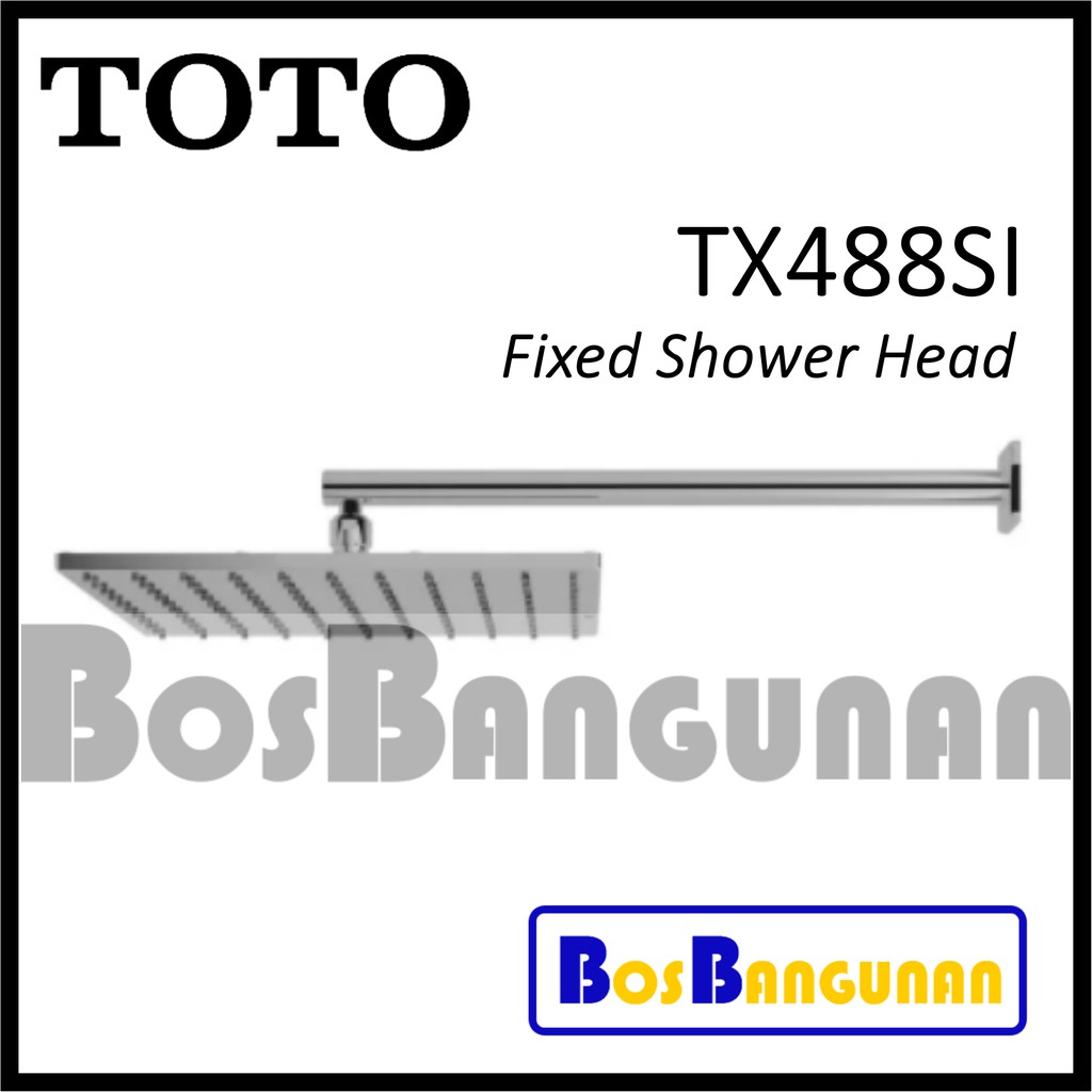Jual Wall Shower TOTO TX488SI /Shower Tembok TOTO / Fixed Shower Head TOTO | Shopee Indonesia