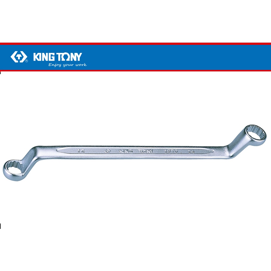 Jual KUNCI RING 12-13 - 75°OFFSET RING WRENCH 12*13 KING TONY 019701213 | Shopee Indonesia