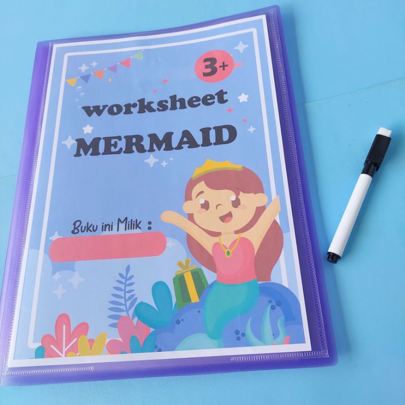 Jual Worksheet Anak/WIPE and clean Worksheet/Lembar Aktifitas anak ...