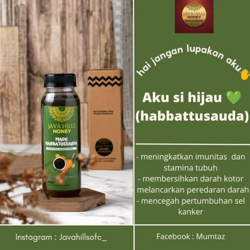 Jual JAVA HILLS HONEY - MADU HABBATUSSAUDA | Shopee Indonesia