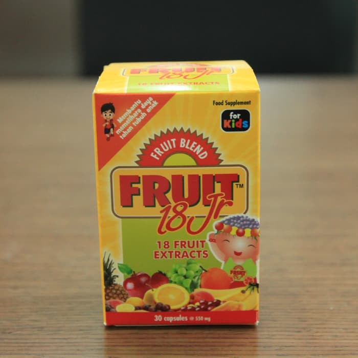 Jual FRUIT 18 JR 18 FRUIT EXTRACTS (ISI 30 Capsul 550mg) | Shopee Indonesia
