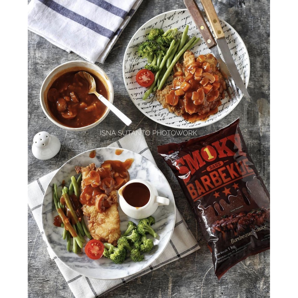 Jual SMOKY1 Saus Barbeque 1kg ( Saus Barbeque Original ) | Shopee Indonesia
