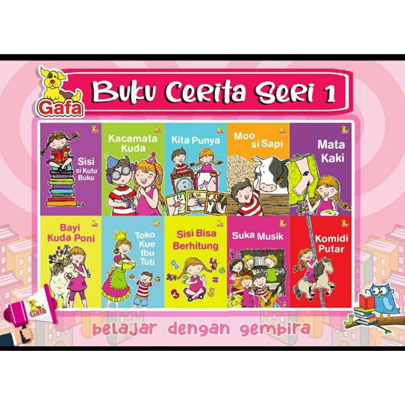 Jual GafaBaca - Buku Cerita Gafa Seri 1 (1 Set) | Shopee Indonesia
