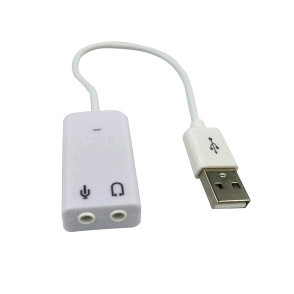 Jual USB External Mini Sound Card Audio Adapter Koneksi Kabel Fleksibel ...
