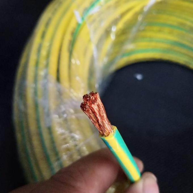 Jual Kabel Nyaf 10 Mm Serabut Tunggal Tebal Grounding Kuning/Hijau Permeter | Shopee Indonesia