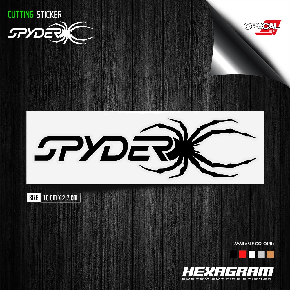 Jual Stiker Cutting Spyder | Cutting Sticker Spyder | Shopee Indonesia