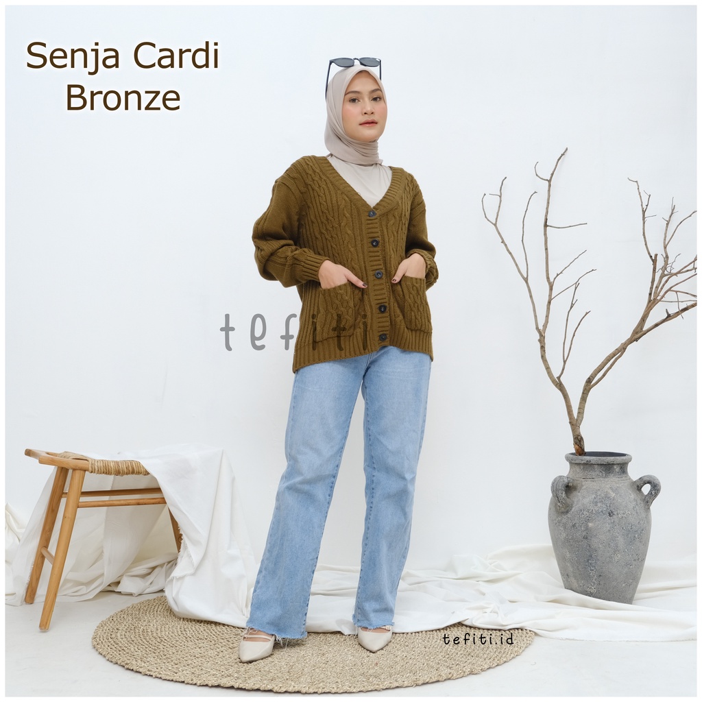 Jual Cardigan Rajut Pendek wanita Knitwear Baju Hangat Outer Wanita ...