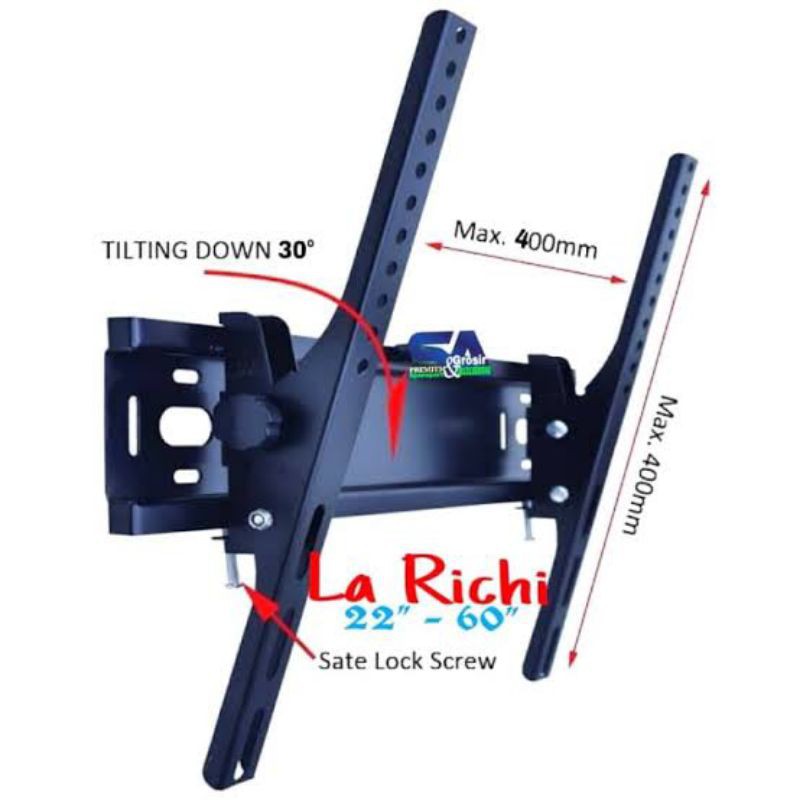 Jual Bracket TV Led 60 55 50 49 48 45 43 42 40 inch | Braket Tv Jumbo ...
