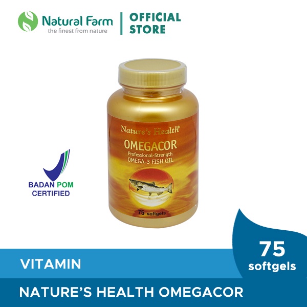 Jual Natures Health Omegacor - 75 softgels | Shopee Indonesia